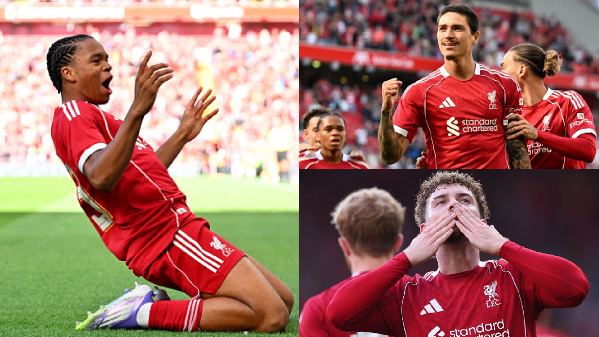 Youngsters steal the show! Liverpool batter Athletic Club as 16-year-old Rio Ngumoha and Darwin ...